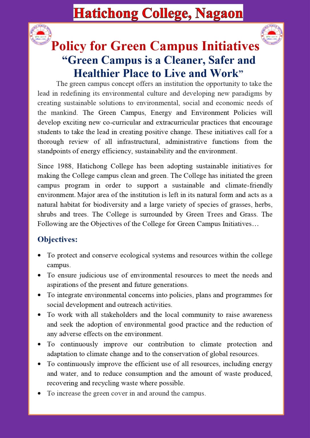 Policy For Green Campus Initiatives Hatichong College Nagaon policy-for-green-campus-initiatives-hatichong-college-nagaon